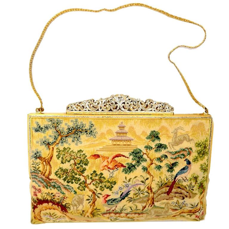 Vintage Austria Jolles Original Tapestry Handbag at 1stDibs | jolles ...