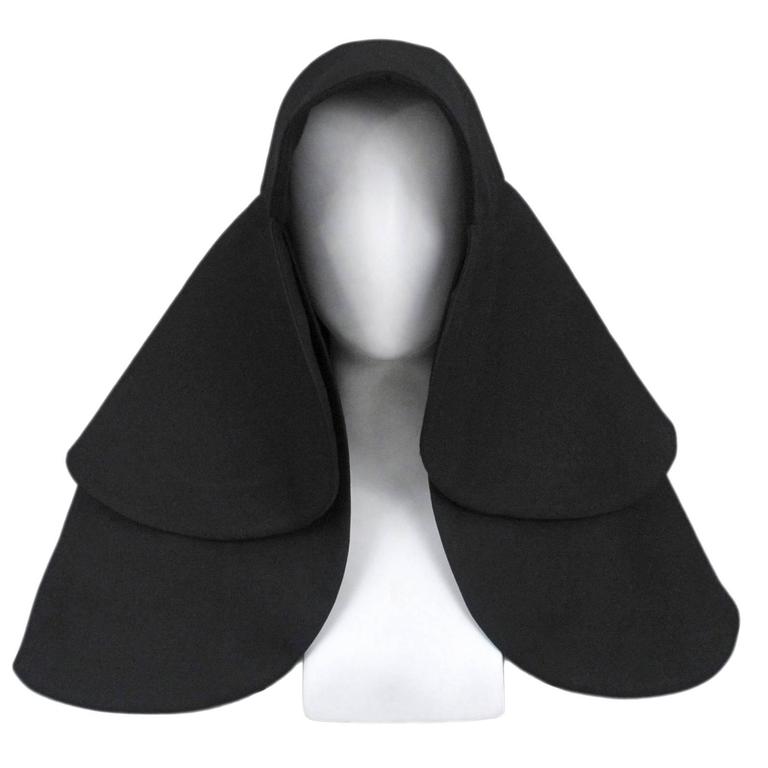 Pilati Black Nun Hat 2010 at 1stdibs