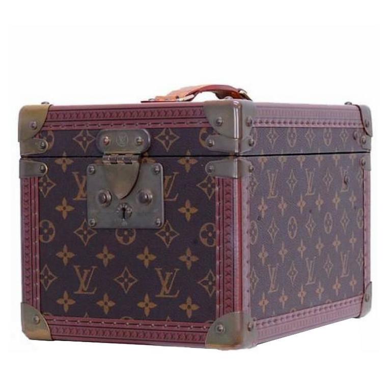 Vintage Louis Vuitton monogram travel mini vanity case, toiletry case ...
