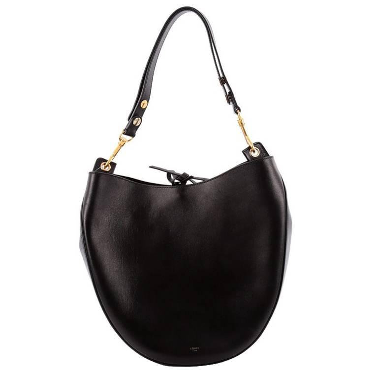 Celine Hobo Leather Medium at 1stDibs