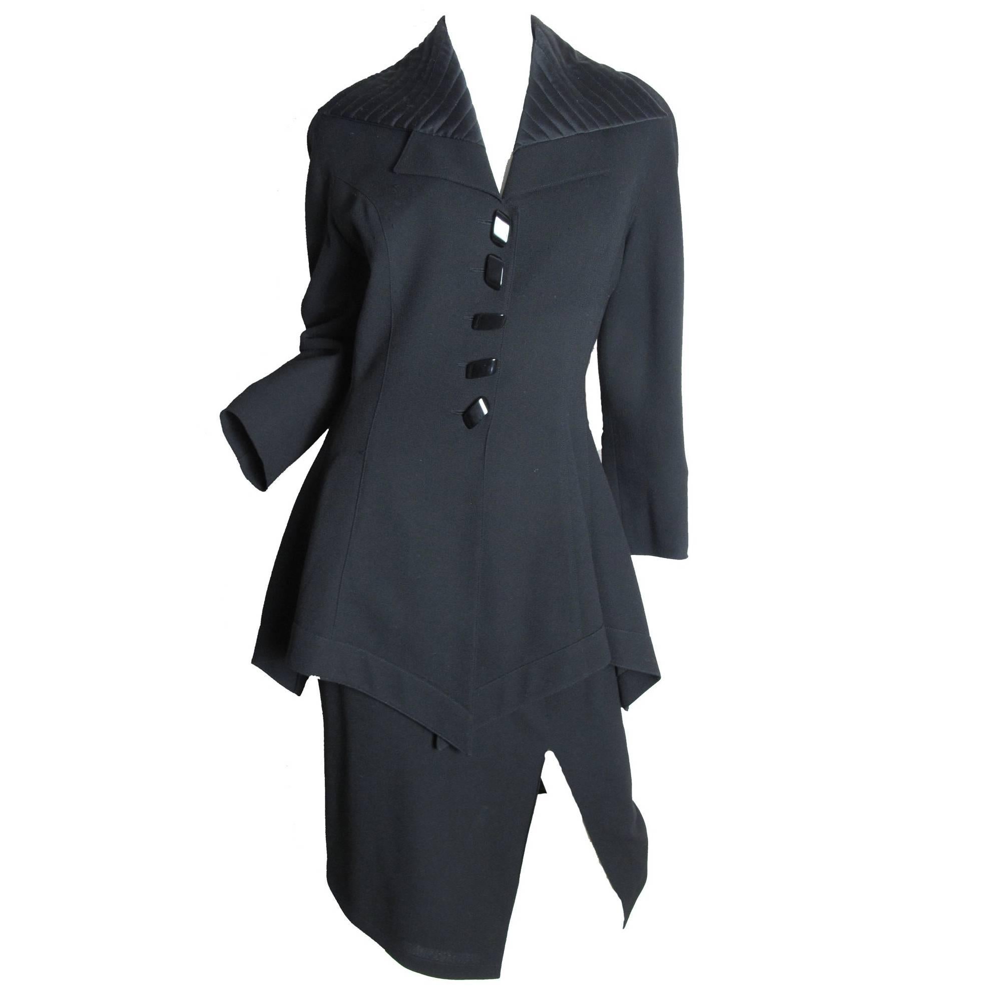 Thea Porter 1970s Velvet + Lace Pant Suit For Sale at 1stDibs