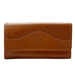 Salvatore Ferragamo Red Box Leather Messenger Bag with Adjustable Strap ...