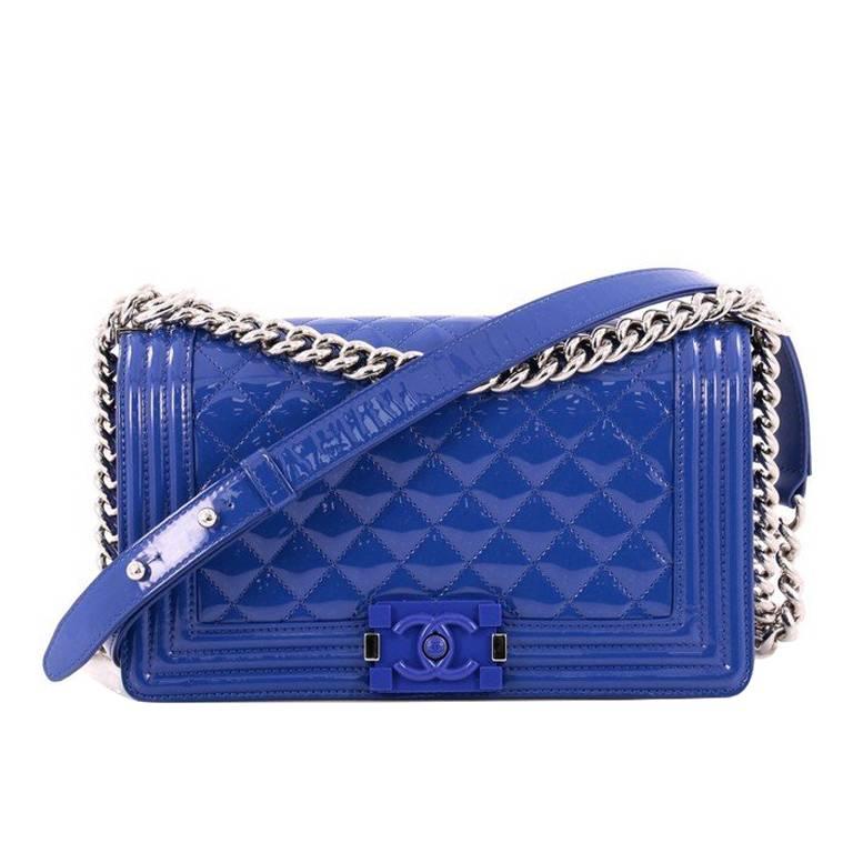 Chanel Royal Blue Bag - 3 For Sale on 1stDibs