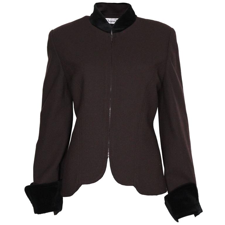 Christian Dior Zip up Jacket For Sale at 1stDibs | dior zip jacket