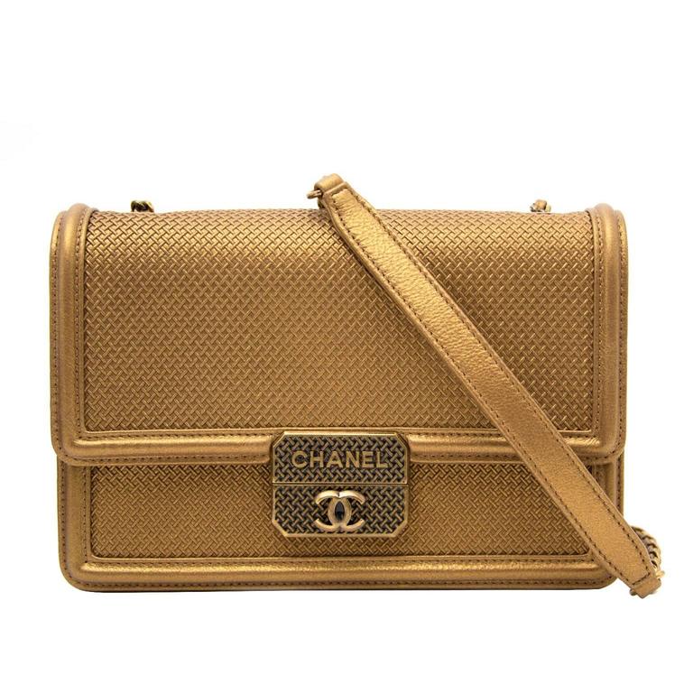 AS NEW Chanel Gold Micro Retro Flap Bag at 1stDibs | chanel micro flap ...