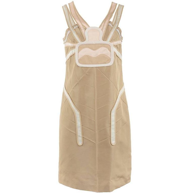 Undercover Beige Silk Spider Dress For Sale at 1stDibs | spider silk ...