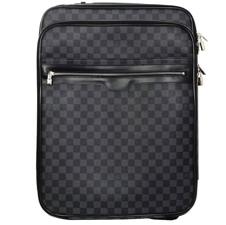 Louis Vuitton Graphite Damier Pegase Legere 55 Business Suitcase For ...