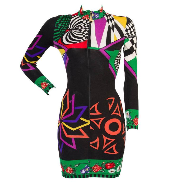 Versus by Gianni Versace Vintage Dress at 1stDibs | versace versus ...