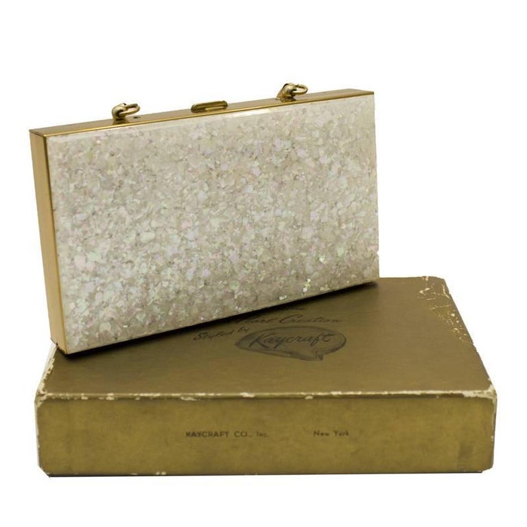 1950's Kay Craft Mother-of-Pearl Minaudiere at 1stDibs | mother of ...
