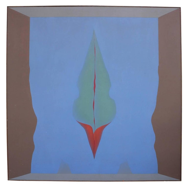 David Folkman - Large Bold Abstract David Folkman Painting at 1stDibs
