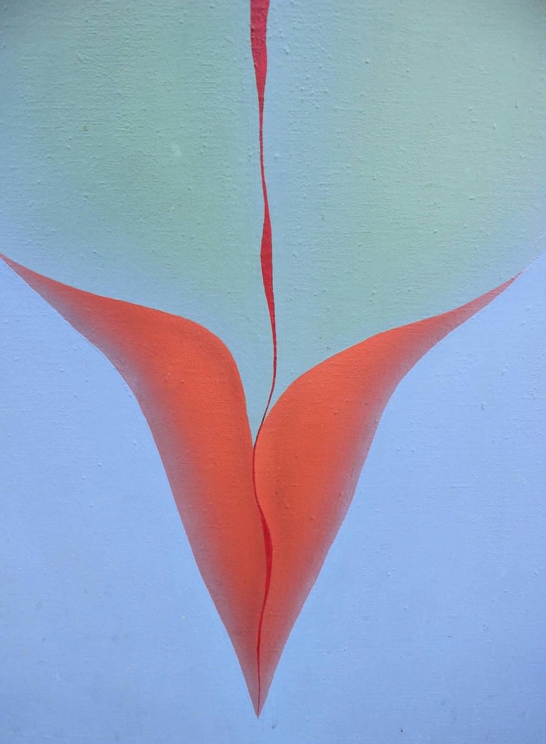 David Folkman - Large Bold Abstract David Folkman Painting at 1stDibs