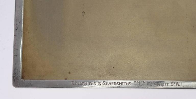 1937 King George VI Coronation King Monogram Silver Presentation Box ...