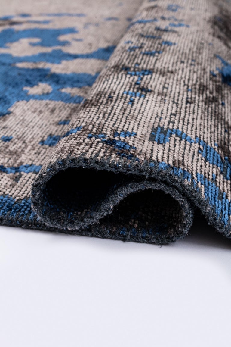 Customizable Rapture 2027 Small Abstract Luxury Area Hand-Finished Rug ...