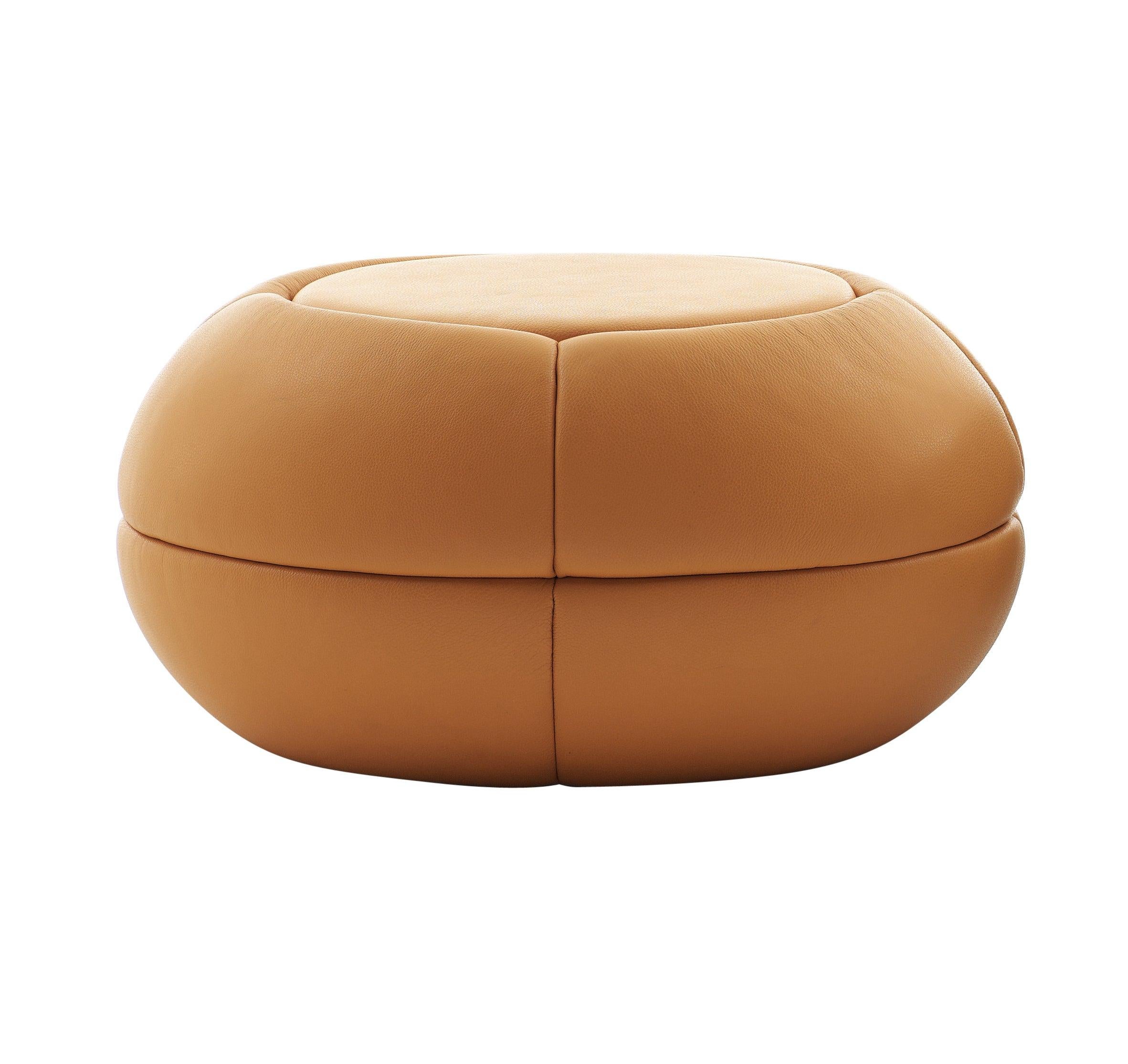 Customizable De Sede Leather Storage Ottoman by Hugo De Ruiter For Sale ...