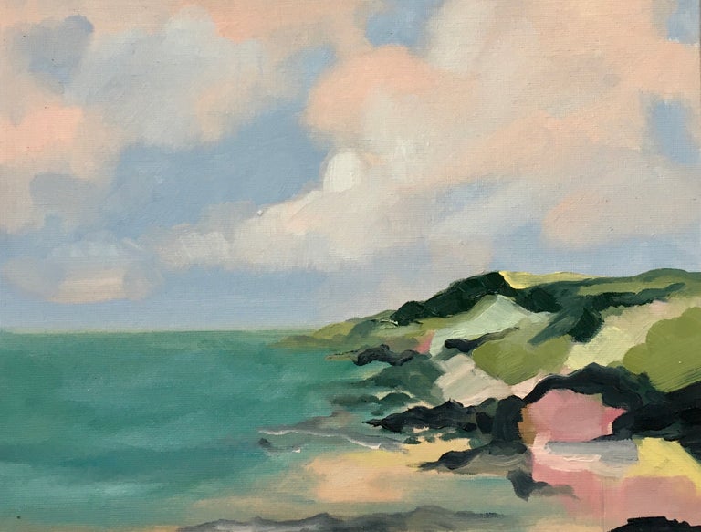 Sophie Berger - Cellar Beach Oil Painting by Sophie Berger, 2022 For ...