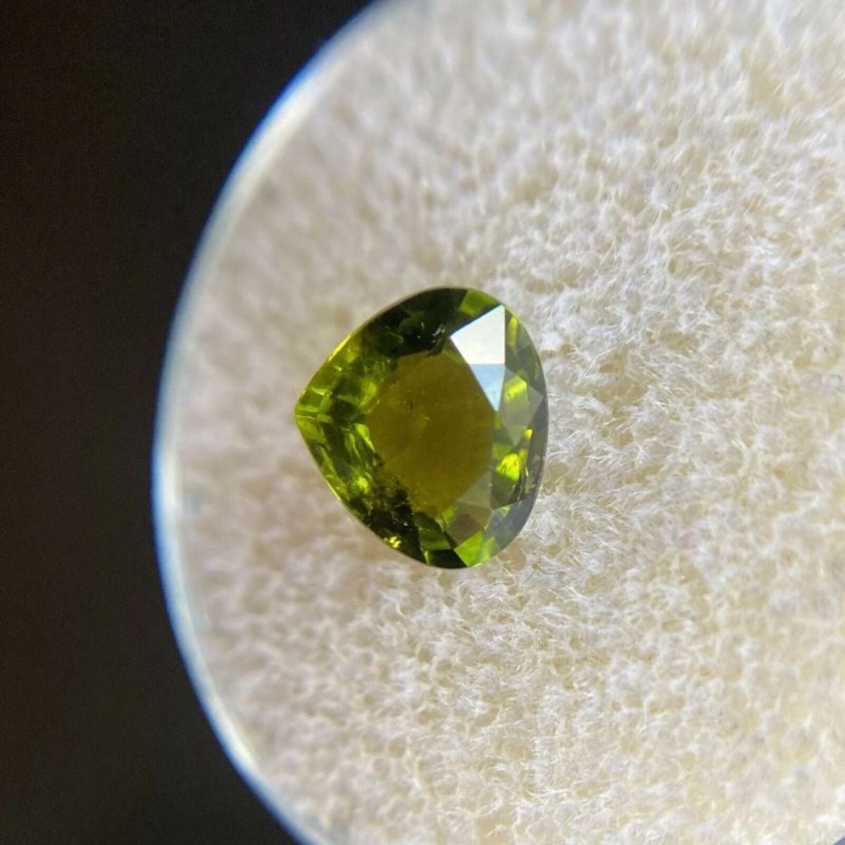 Deep Green Tourmaline 1.18ct Oval Cut Loose Gemstone at 1stDibs