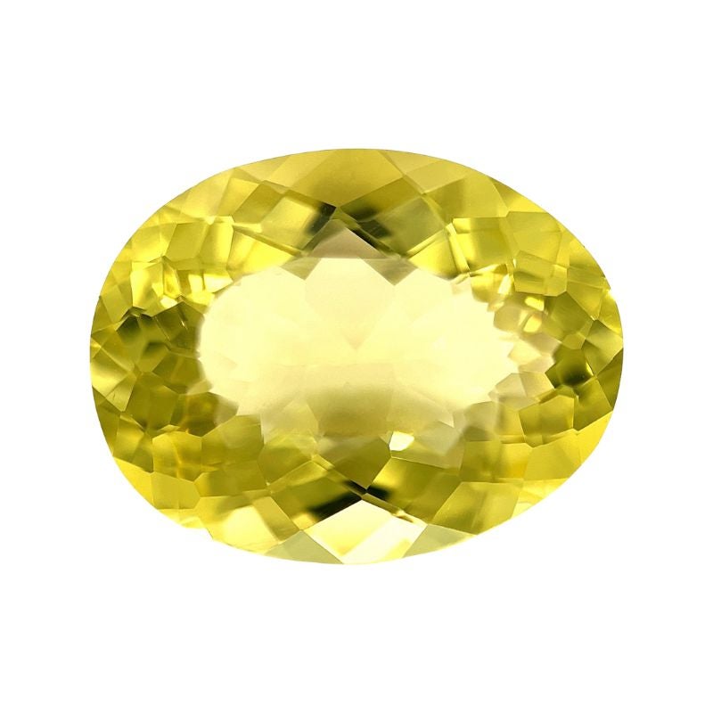 Goshwara Carved Oval Lemon Quartz And Diamond Pendant For Sale at 1stDibs