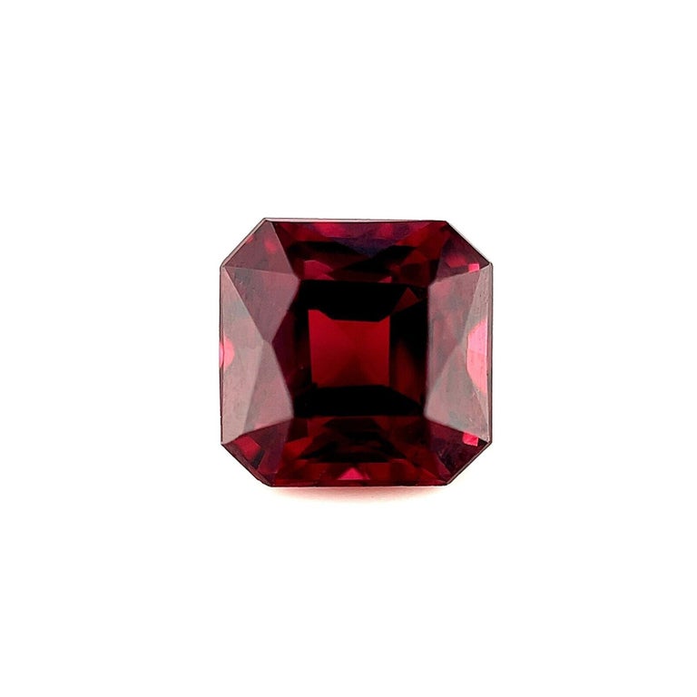 Natural 2.31ct Purplish Pink Garnet Octagon Asscher Cut Loose Gem For ...