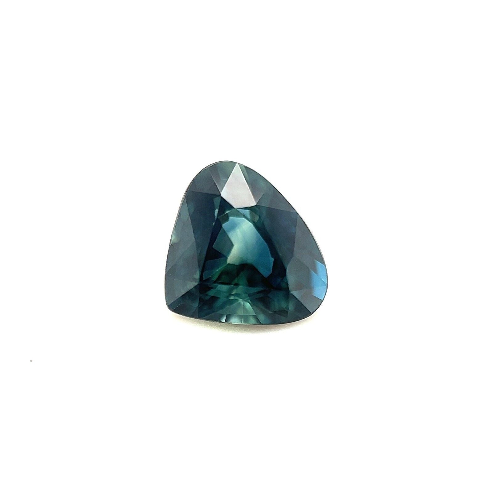 0.90ct Light Blue Green Australian Untreated Sapphire Pear Cut Loose ...