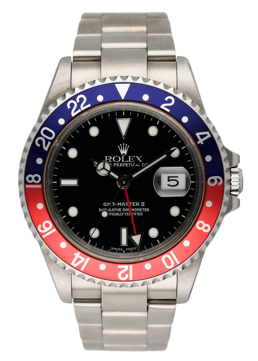 Rolex GMT Master II Error Dial Steel Men's Watch 16710 For Sale at ...
