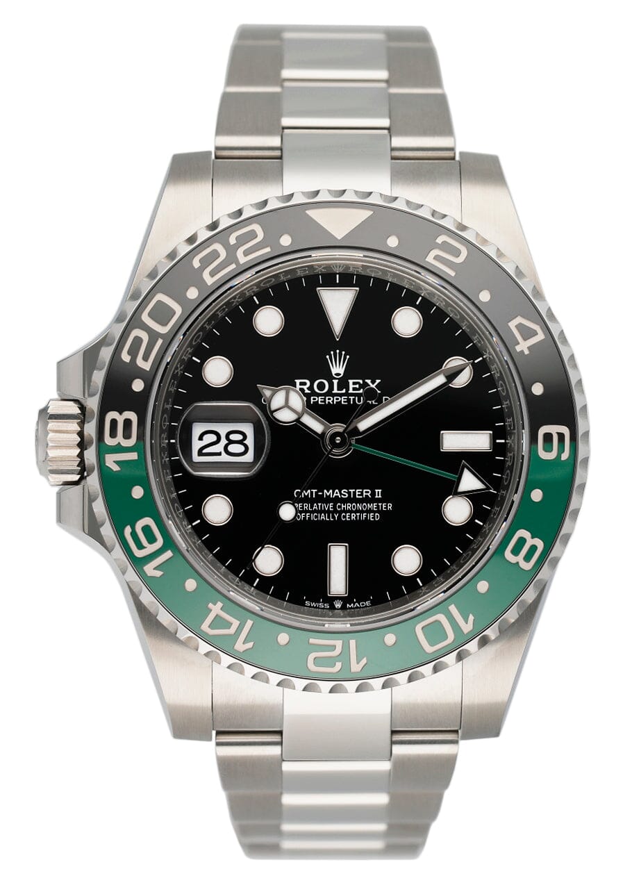 Rolex GMT Master II Sprite Bezel Oyster Steel Mens Watch 126720 Unworn ...