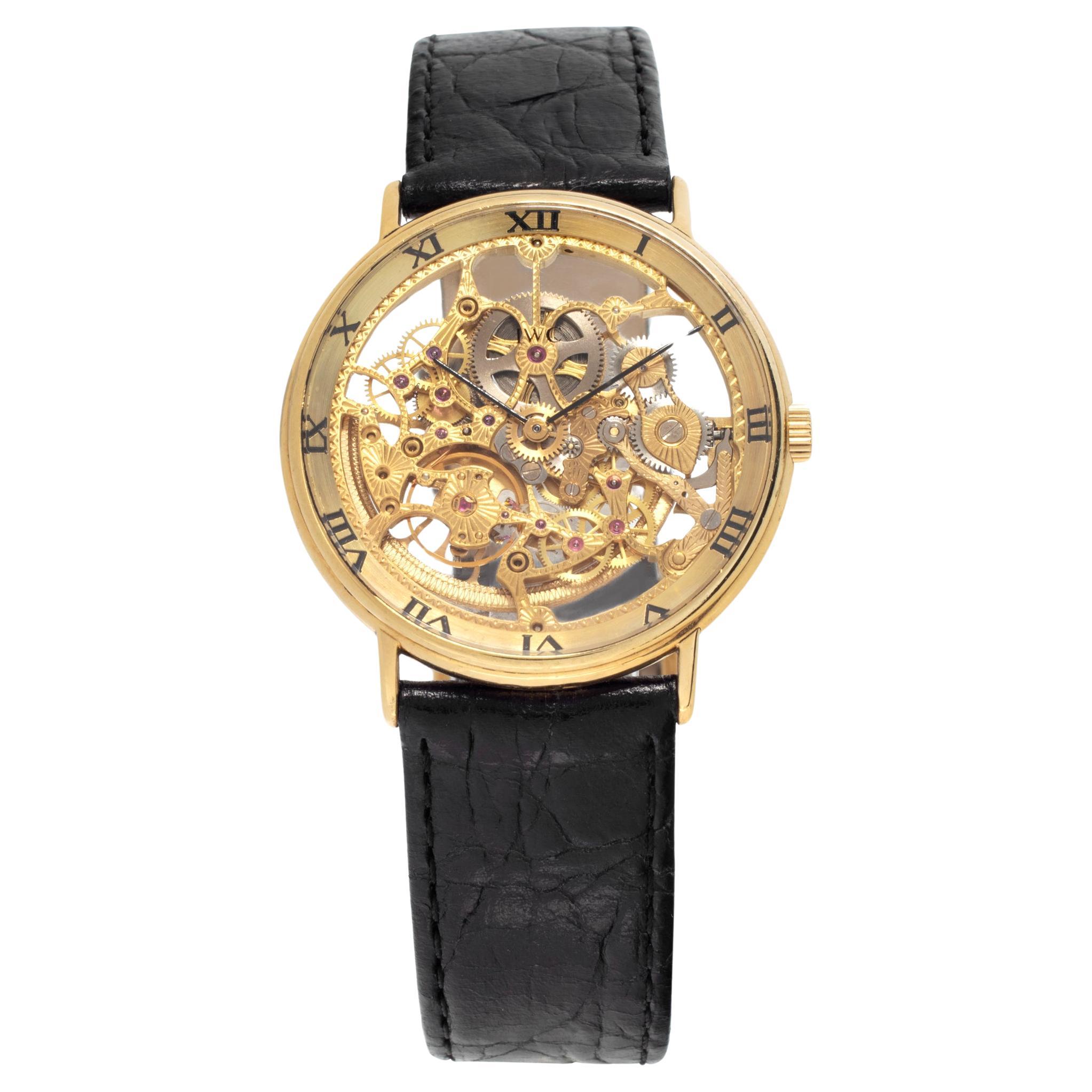 IWC Portofino 2701 in Yellow Gold with a Skeleton dial 33mm Automatic ...