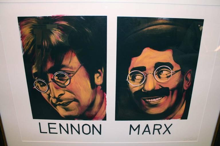 Ron English - Lennon and Marx For Sale at 1stDibs | marx and lennon ...