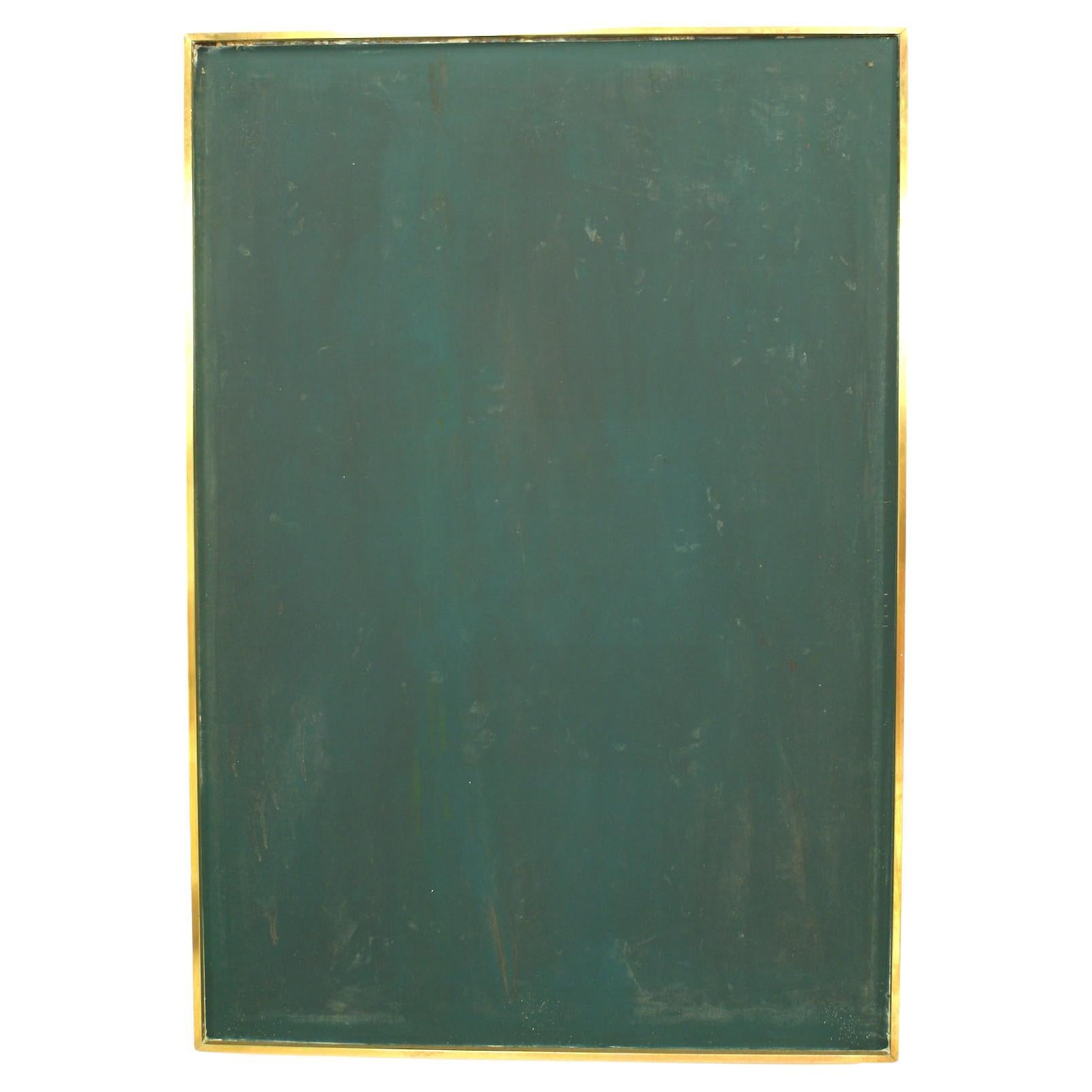 Kinetic Art Framed Bas Relief Carved Sardines Deep Forest Green ...