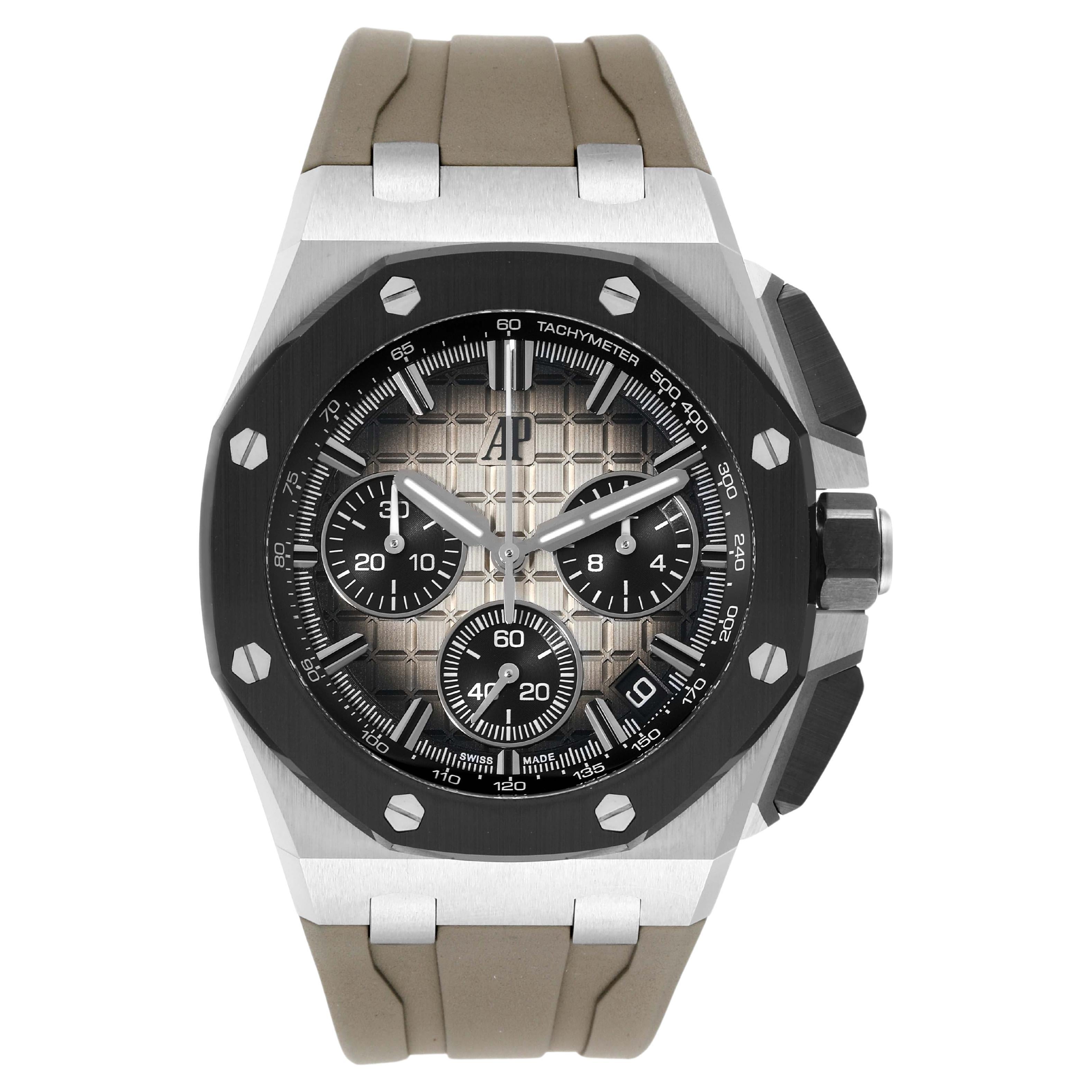 Audemars Piguet Royal Oak Offshore Safari Steel Mens Watch 26170ST Box ...
