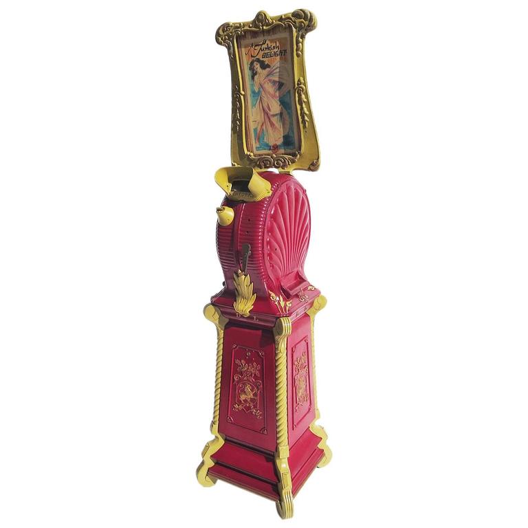 Cast Iron "Clamshell" Mutoscope Penny Arcade Machine at 1stDibs