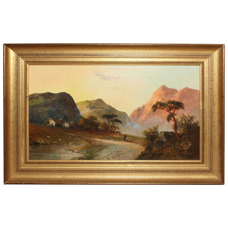 Oil by W. Richards Pitlochry For Sale at 1stDibs | w richards artist