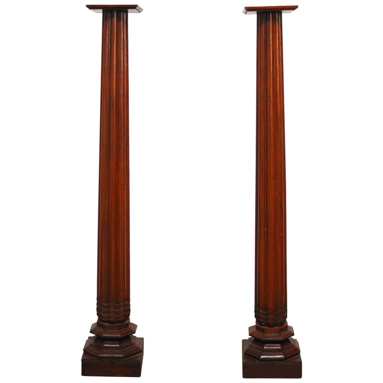 Anglo-Indian Teak Wood Architectural Columns at 1stDibs | teak wood ...