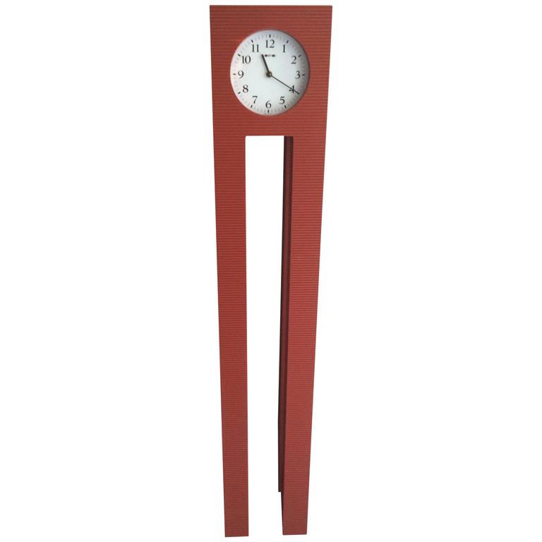 "Dear Morris" Grandfather Clock - Shigeru Uchida, Italy, 1989 at 1stDibs