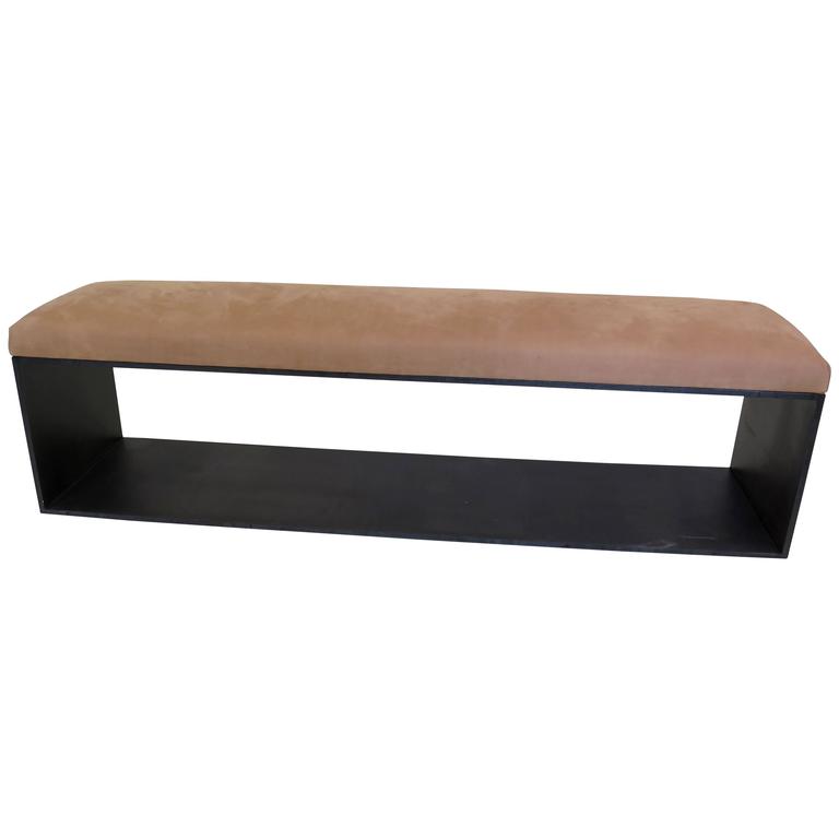 Clodagh Design Narrow Steel Base Bench at 1stDibs