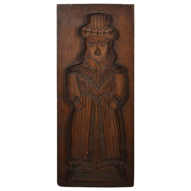 Wooden Gingerbread Mold at 1stDibs