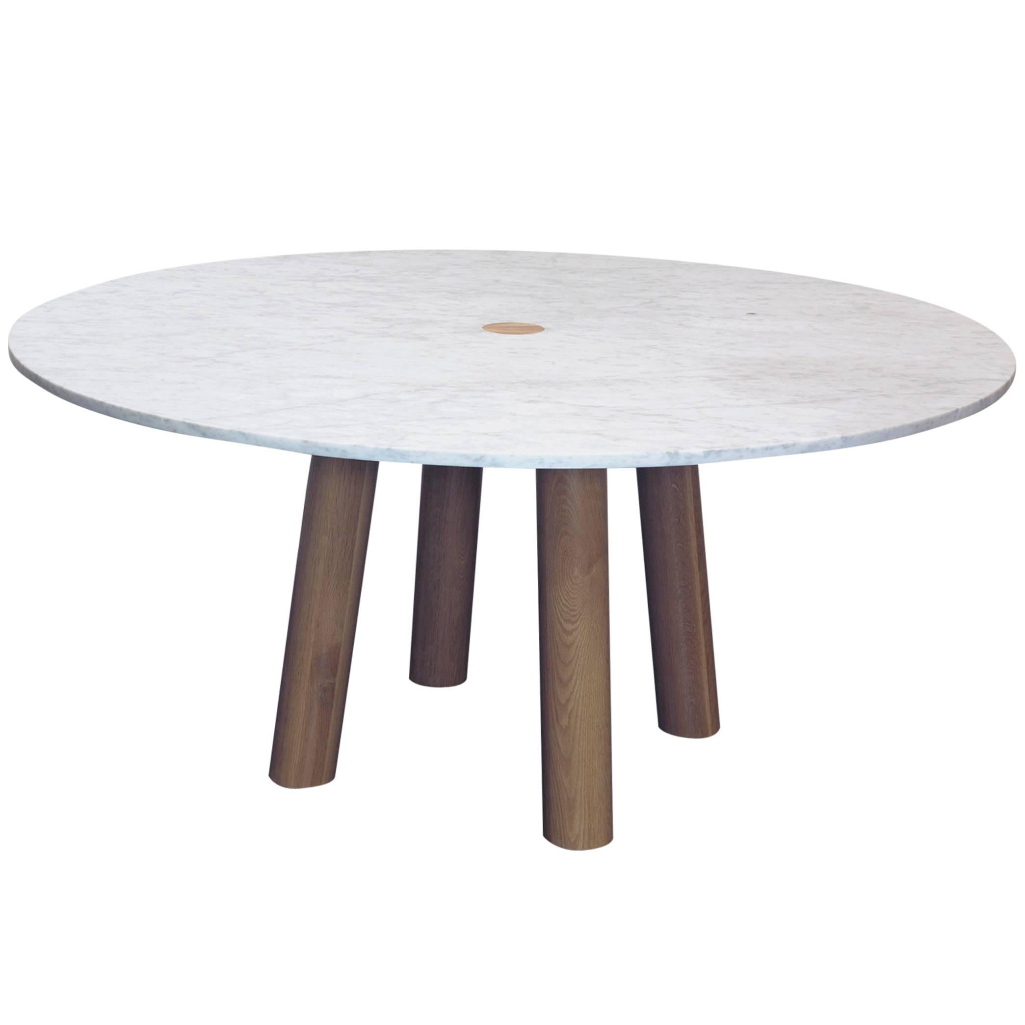 Fort Standard Column Dining Table Round For Sale at 1stDibs