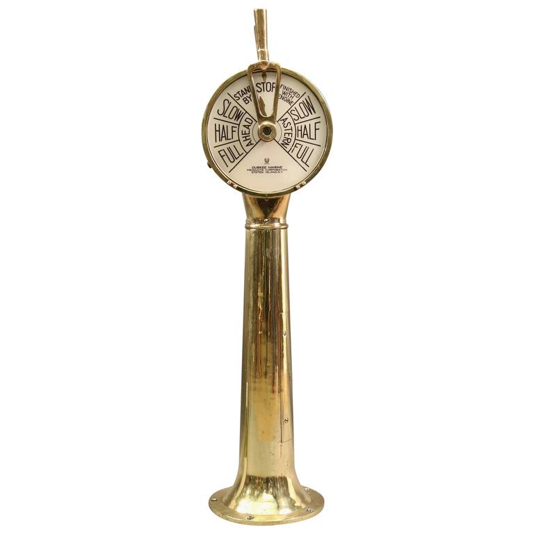 Engine Order Telegraph by Durkee at 1stDibs | engine order telegraph ...