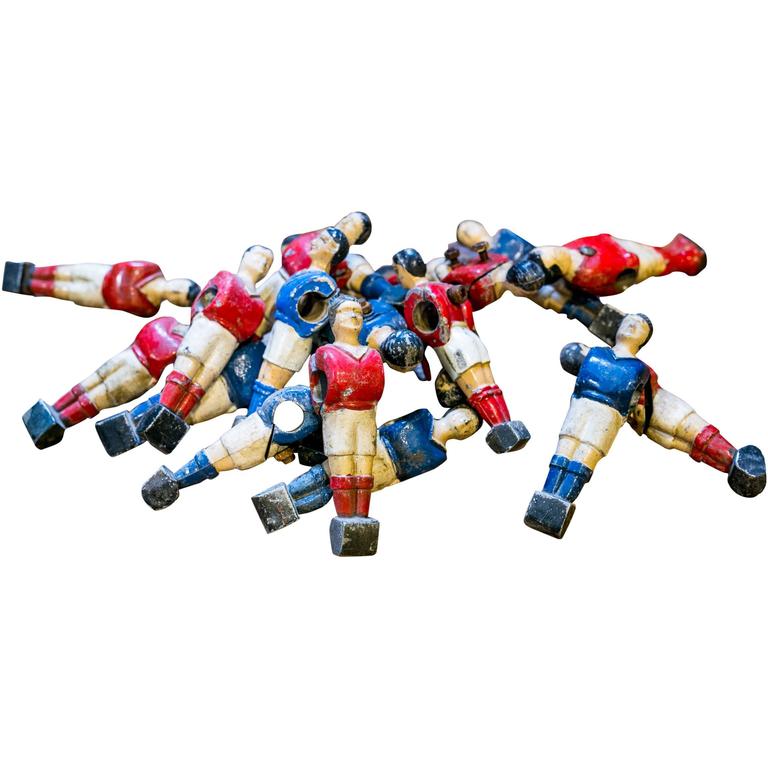 Collection of Twenty Vintage Foosball Figures at 1stDibs
