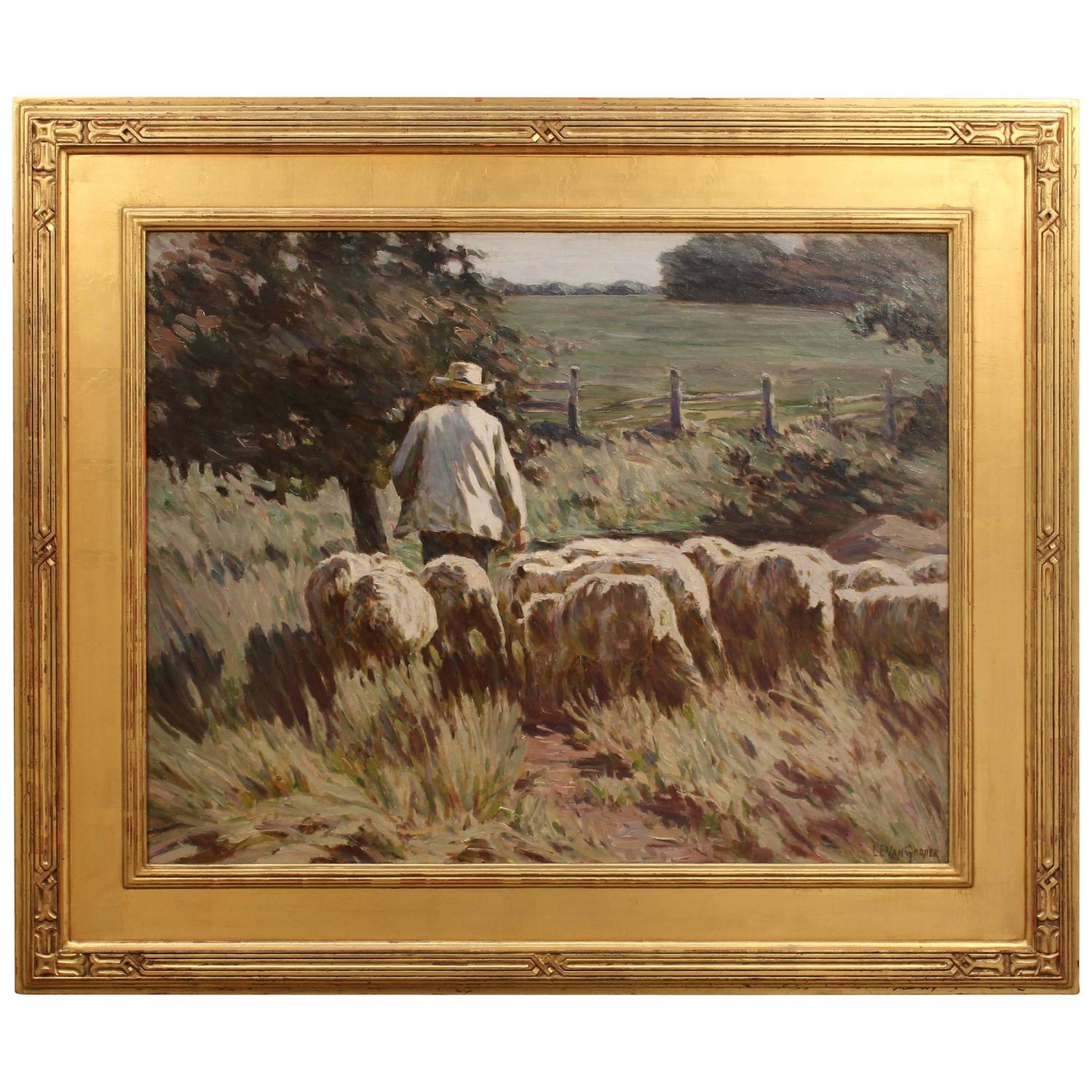 "Going Home" Landscape Painting by American Impressionist Luther Van ...