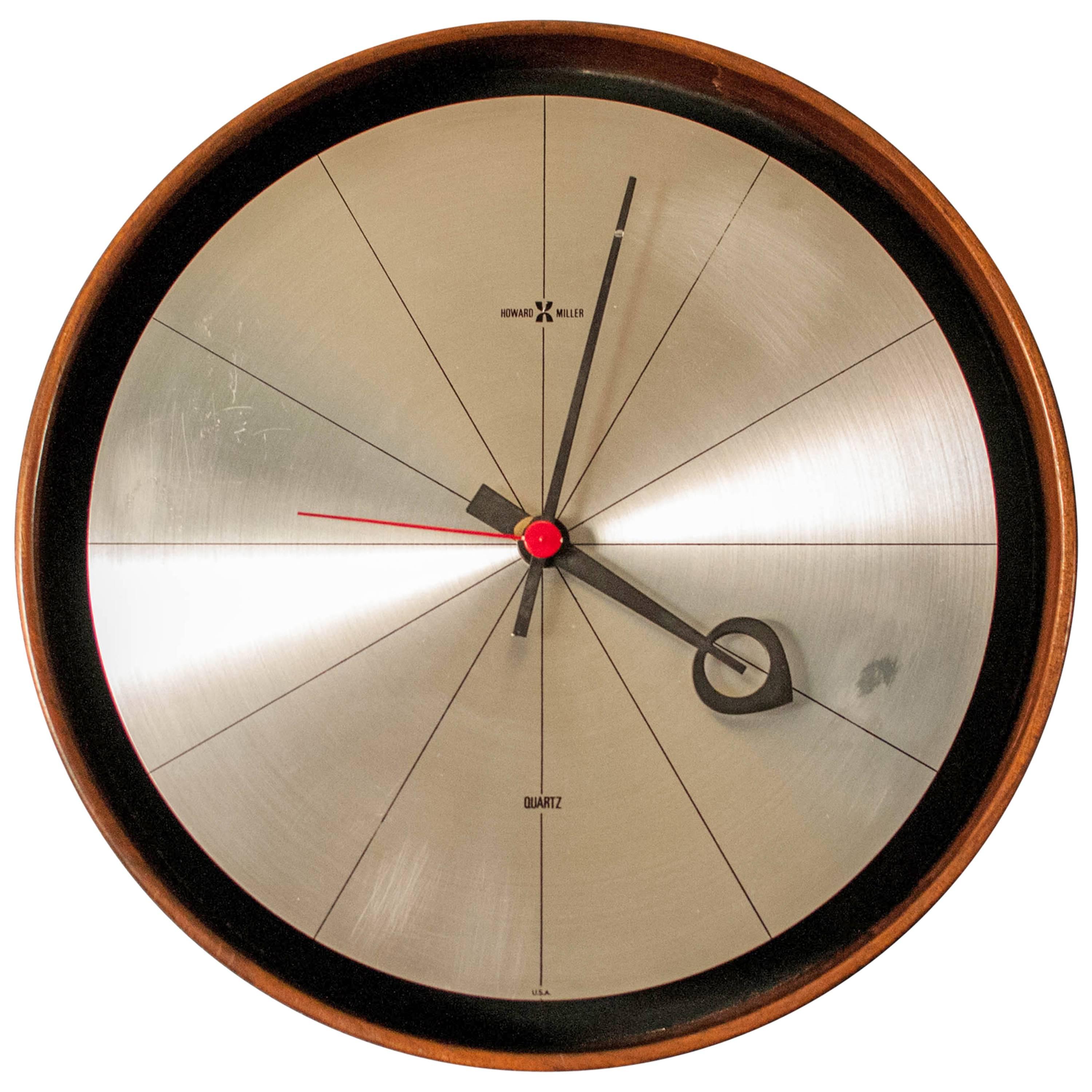 Howard Miller Arthur Umanoff Wall Clock at 1stDibs
