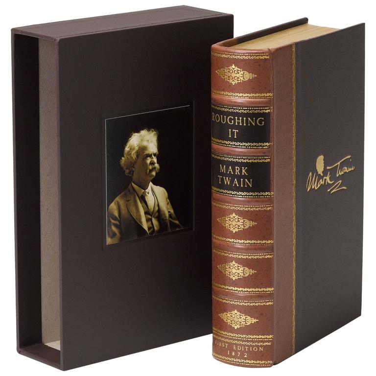 "Roughing It" by Mark Twain, First Edition in Leather, circa 1872 at ...