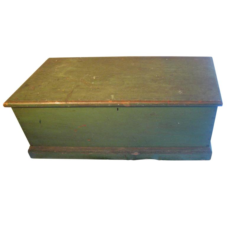 Painted Trunk at 1stDibs