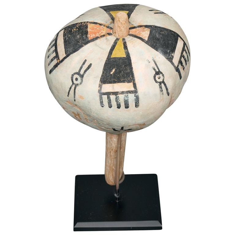 Antique Southwestern Native American Gourd Rattle, Hopi, circa 1900 at ...