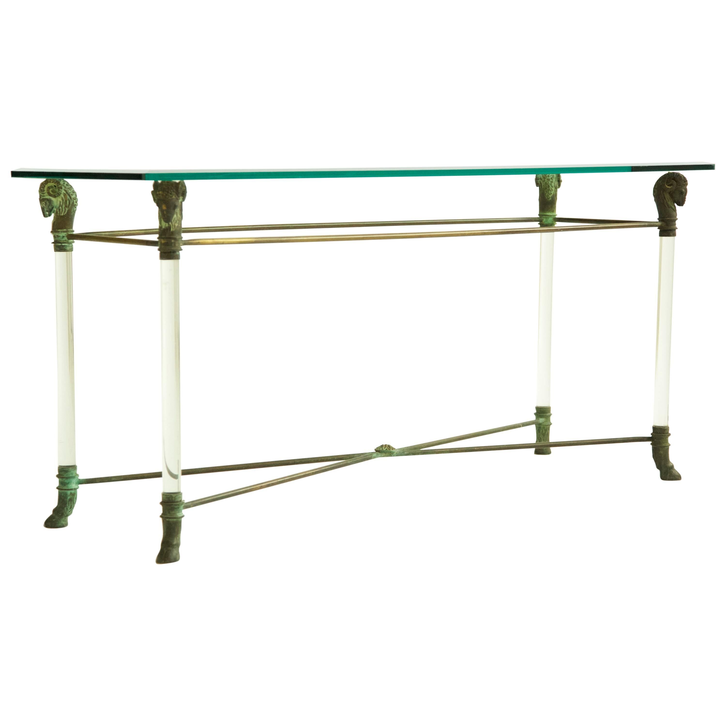 Grosfeld House Shell Console For Sale at 1stDibs