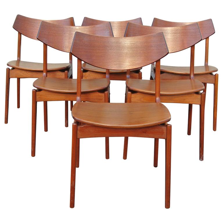 Teak Chairs by Eric Buck at 1stDibs