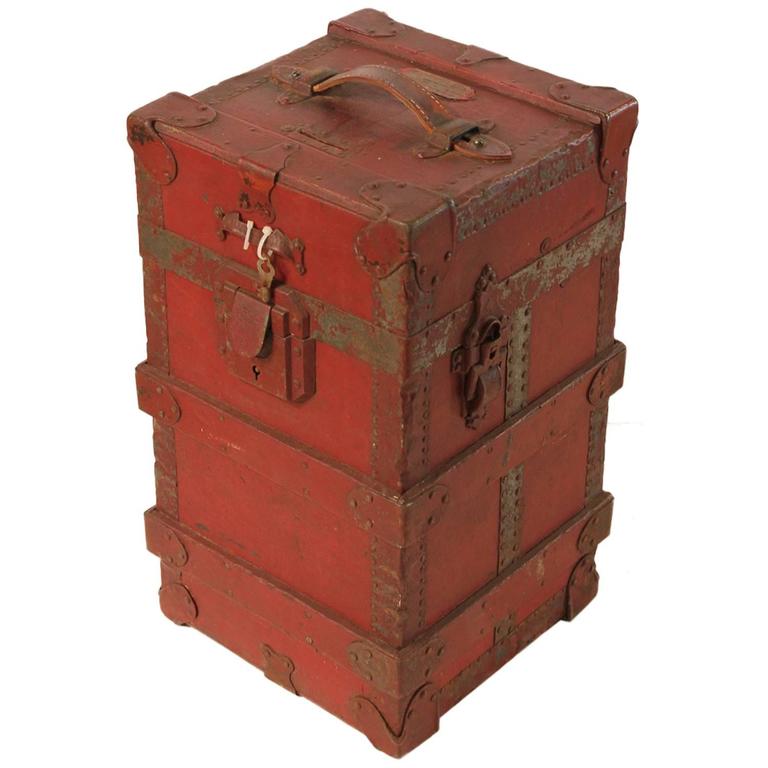 Antique Carnival/Circus Ticket Trunk by Taylor Trunk Works at 1stDibs
