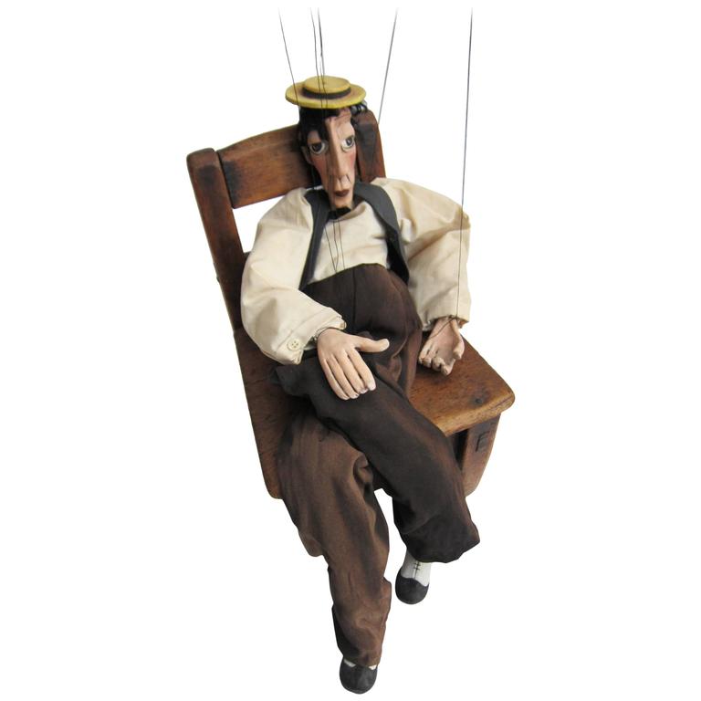 Comedian Jesus "Palillo" Martinez Marionette at 1stDibs