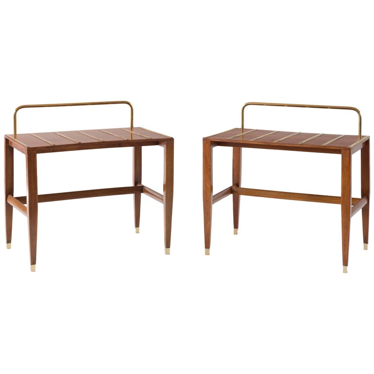 Pair of Gio Ponti Side Tables from Hotel Royal Naples, 1955 at 1stDibs