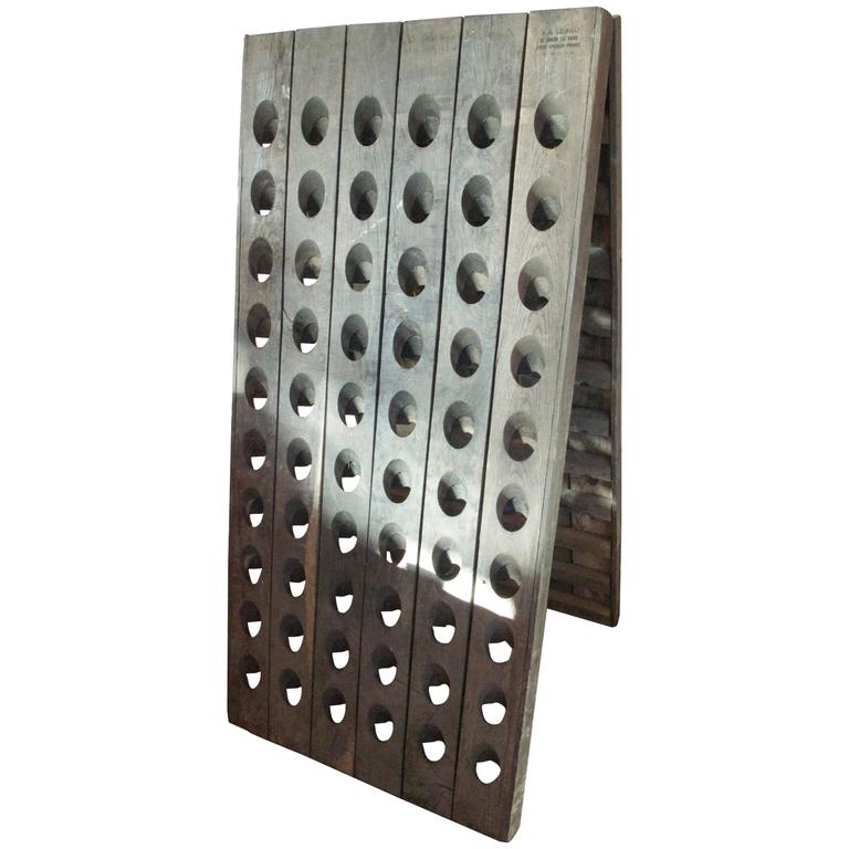 French Oak Champagne Riddling Rack at 1stDibs