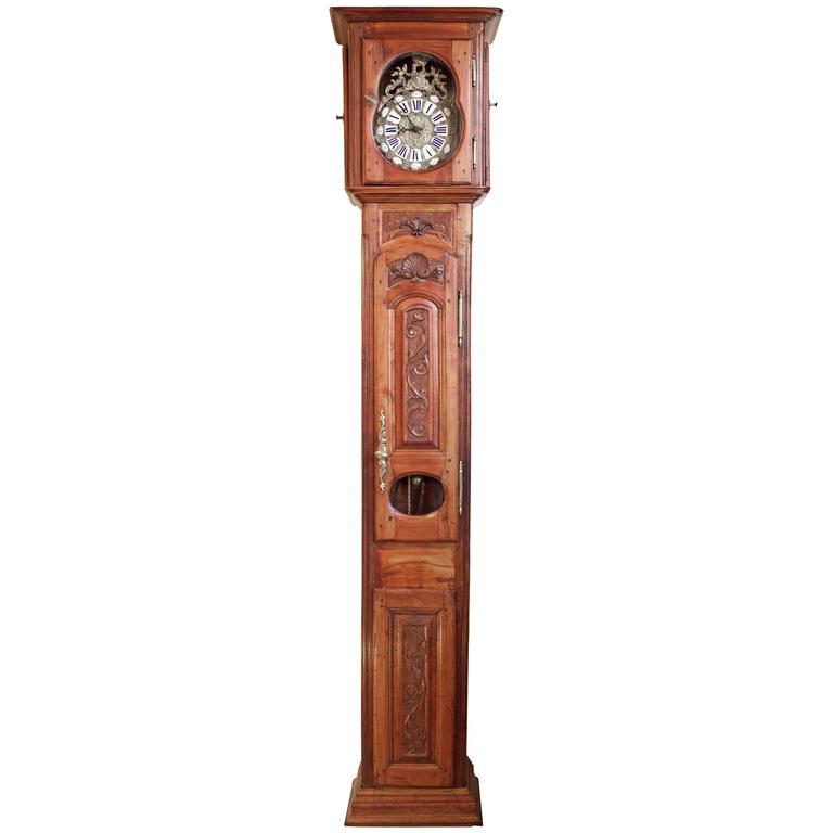 Rare Mid-18th Century French Long Case Clock at 1stDibs | french ...